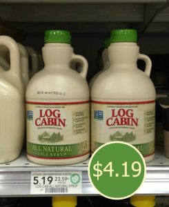 Try Log Cabin® All Natural Table Syrup – Great Taste Naturally + Save ...