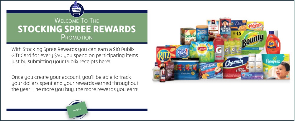 Earn A $10 Publix Gift Card With The Stocking Spree Rewards Promotion ...