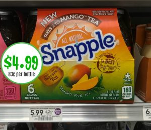 New Snapple Coupon – Nice Deal On The New Snapple Mango At Publix ...