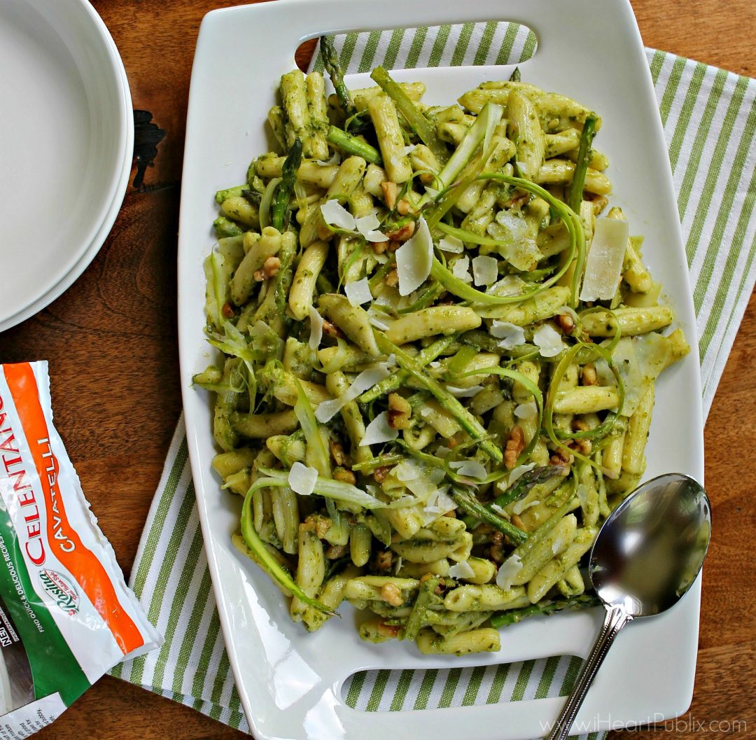Pesto Cavatelli With Shaved Asparagus – Super Easy Weeknight Meal Made ...