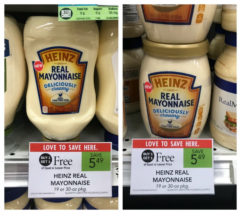 HEINZ® Real Mayonnaise - Buy One, Get One Free This Week At Publix!