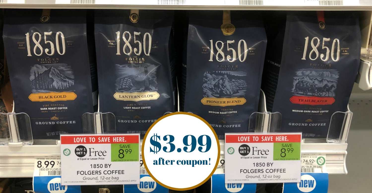 Fantastic Deal On 1850™ Brand Coffee – Buy One, Get One FREE At Publix!