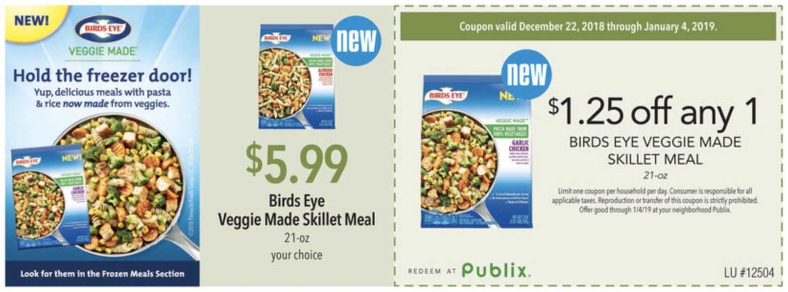 Stock Your Freezer With Your Favorite BIRDS EYE® Veggie Made™ Skillet ...
