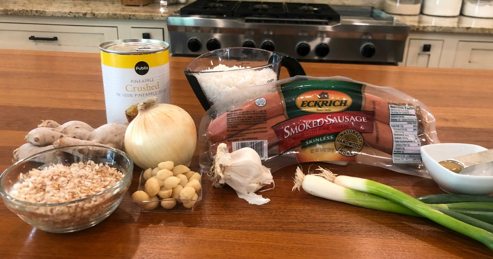 Hawaiian Luau Rice With Smoked Sausage – Fantastic Meal For The Eckrich ...