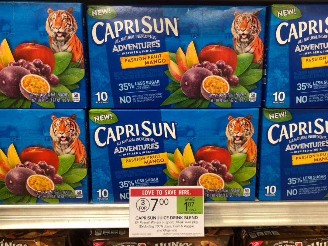Look For New Capri Sun Adventures At Your Local Publix – Save With A ...
