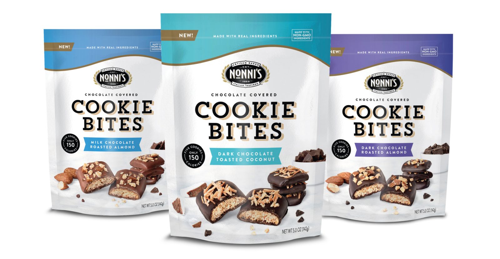 Look For Three Delicious Varieties of Nonni’s Chocolate Covered Cookie ...