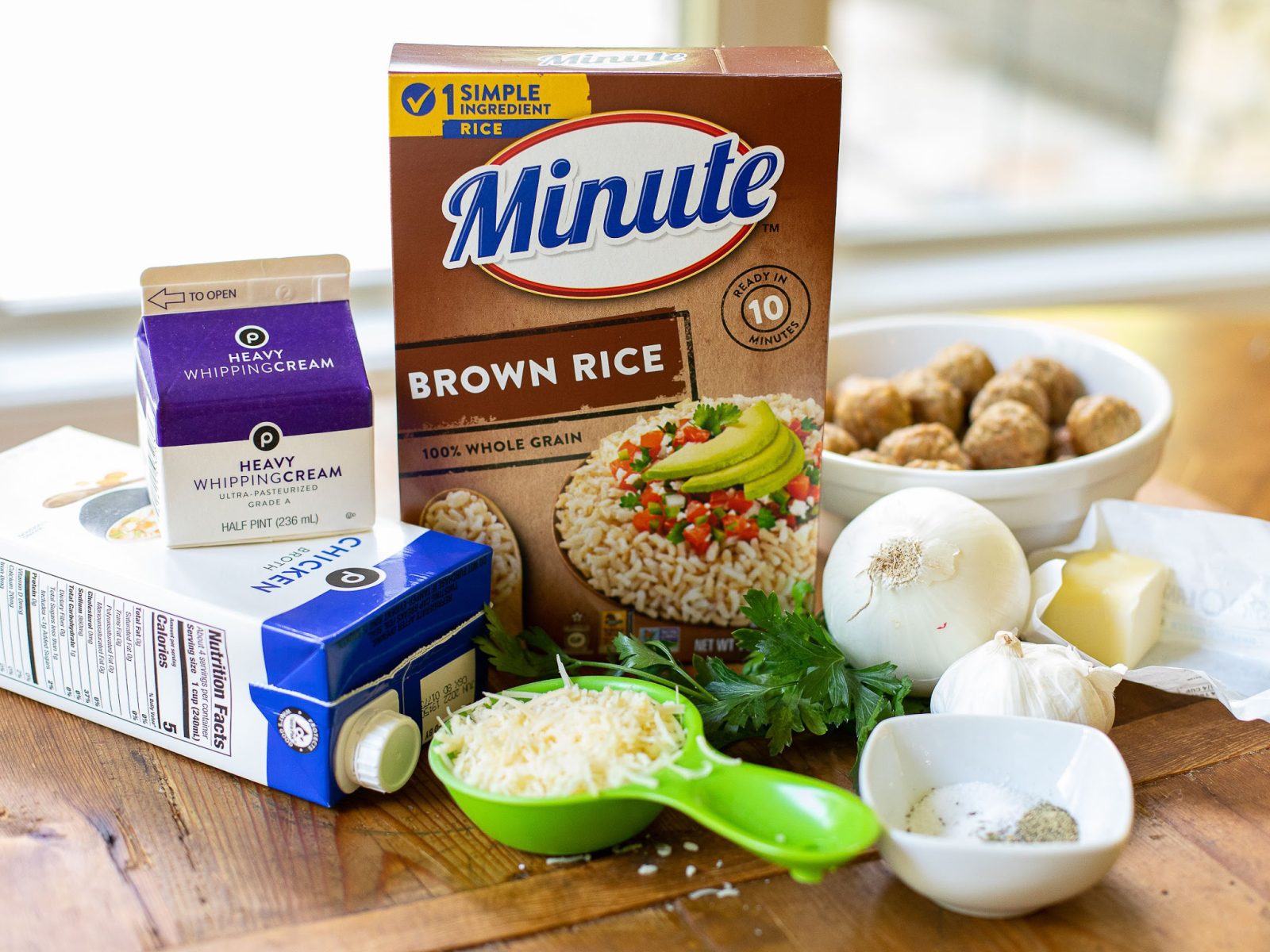 Try This Creamy Parmesan Rice And Meatballs – Made With Minute Instant ...