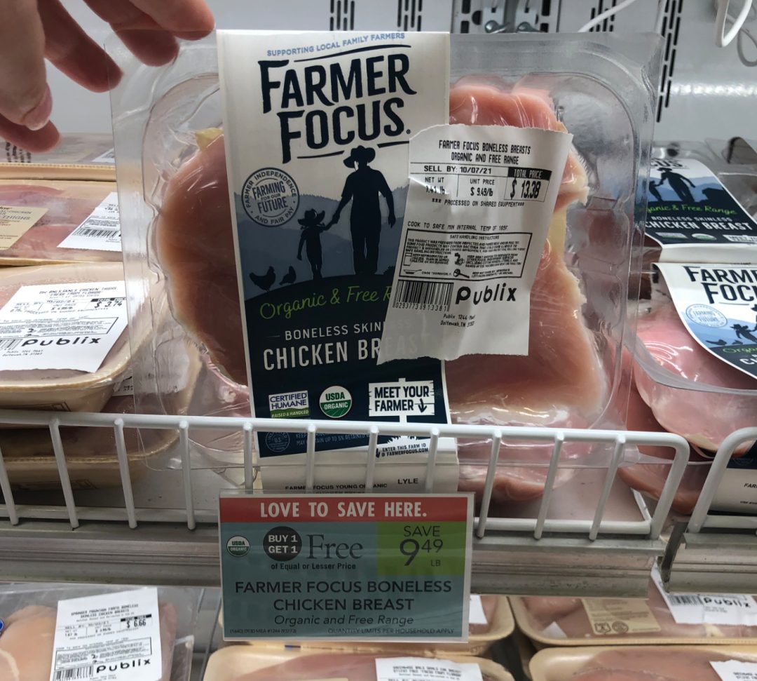 Farmer Focus Chicken Breast Is BOGO At Publix – Stock Up For All Your ...