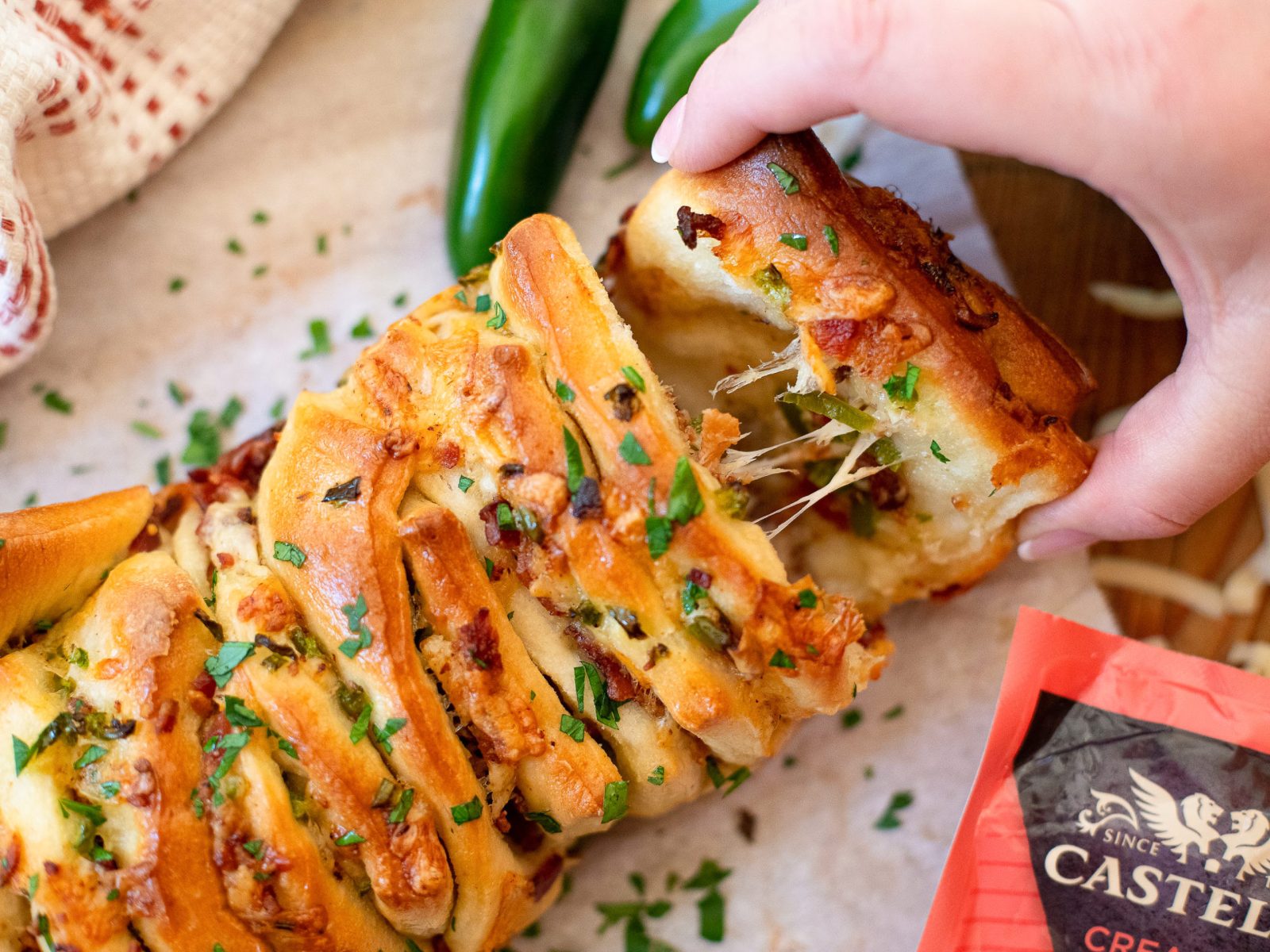 Castello® Cheese Is Perfect For My Creamy Havarti Pull-Apart with Bacon ...