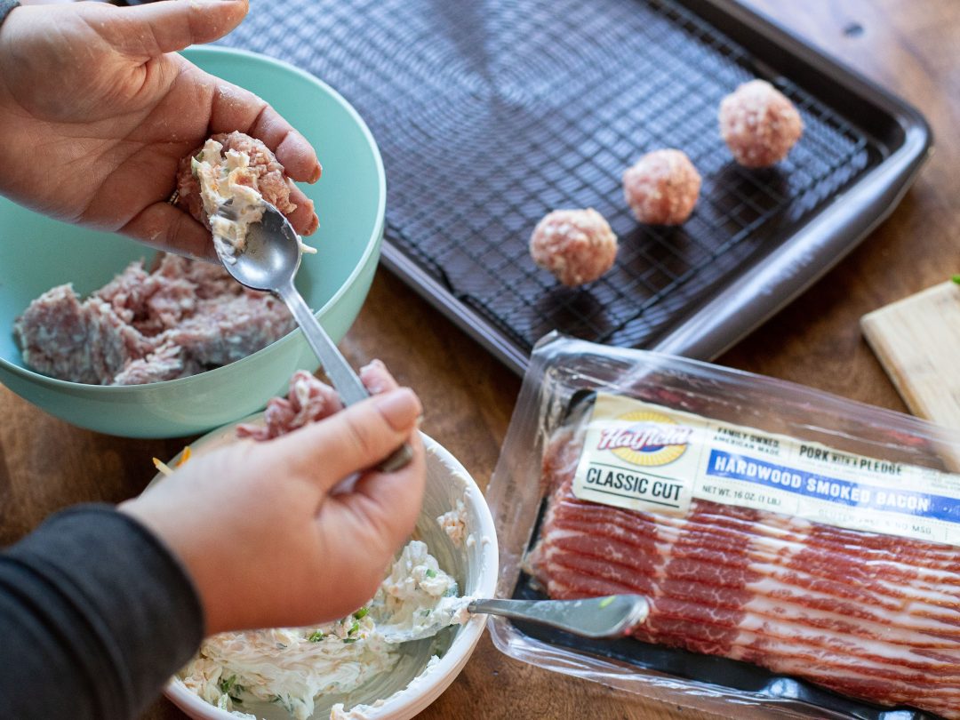 Serve Up Tasty Jalapeño-Stuffed Bacon Wrapped Pork Meatball Poppers For ...