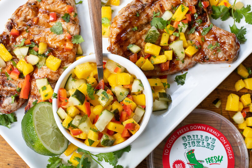 Grab Some Grillo’s Pickles & Serve Up My Grilled BBQ Pork Chops With ...