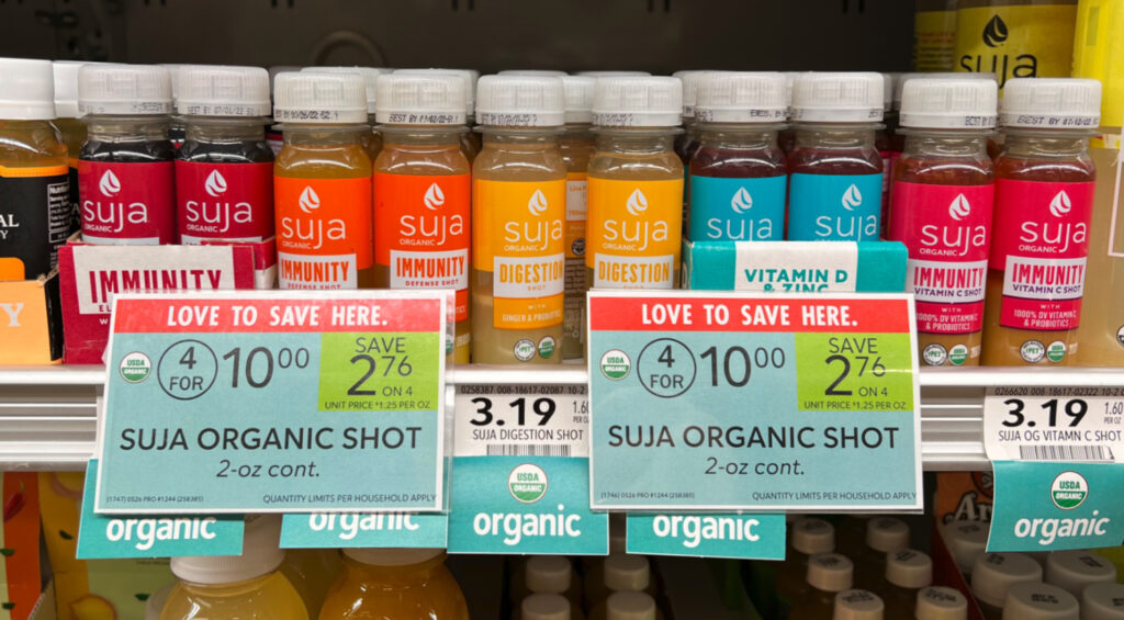 Suja Organic Shots Just $1.75 At Publix - iHeartPublix