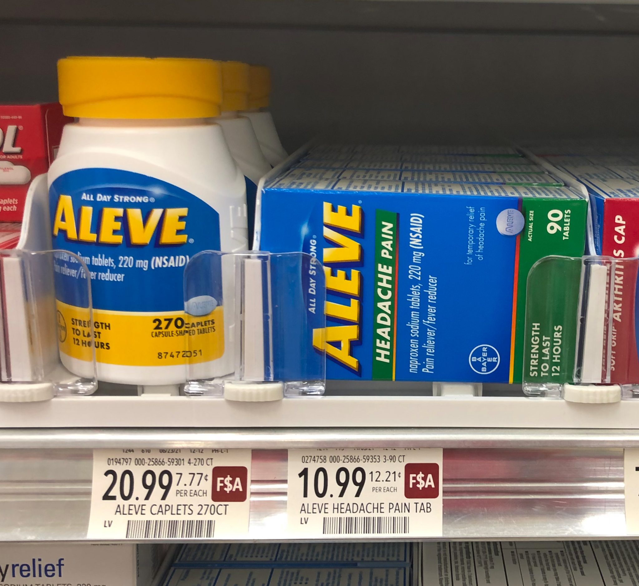 Big Bottles Of Aleve As Low As $4.99 At Publix (Regular Price $10.99 ...