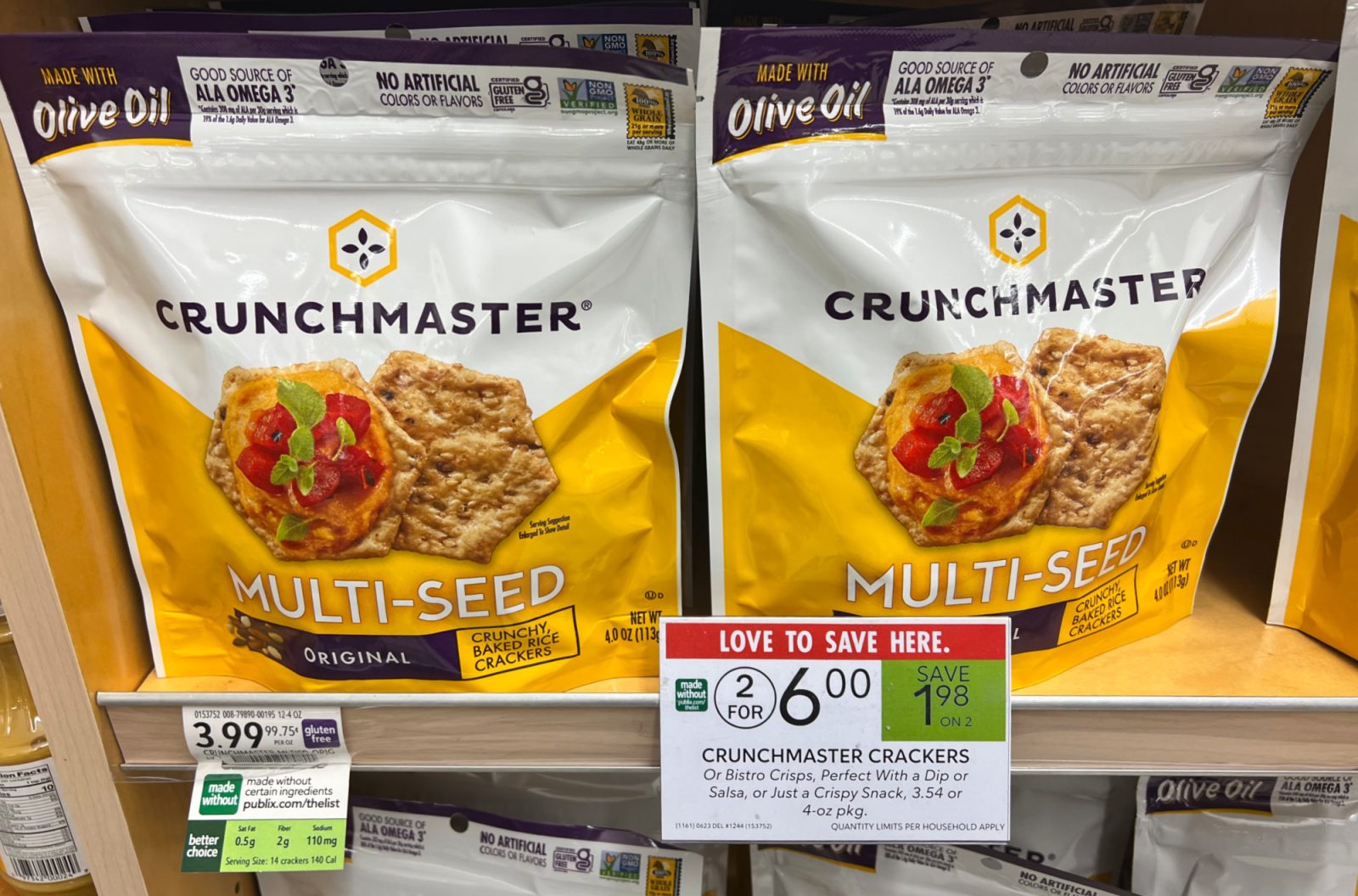 Crunchmaster Bistro Crisps Or Crackers As Low As $2 At Publix ...