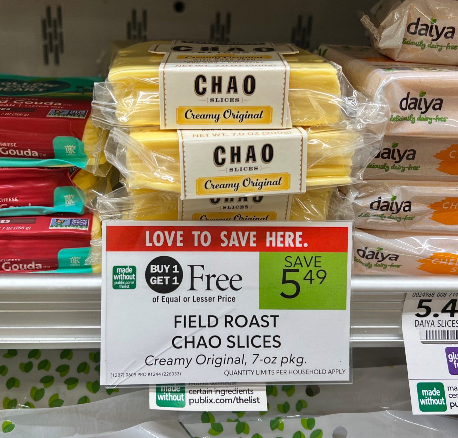 Field Roast Chao Plant-Based Cheese Slices Just 50¢ At Publix ...
