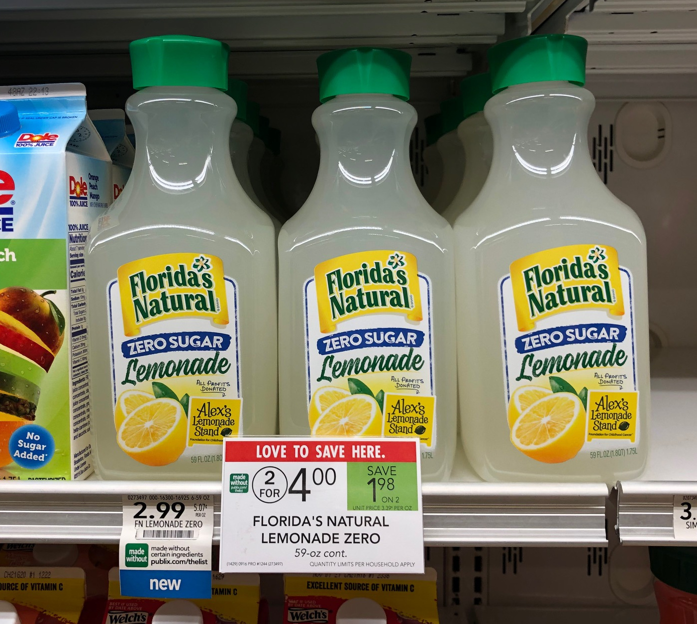 Florida’s Natural Zero Sugar Lemonade Now FREE At Publix - iHeartPublix