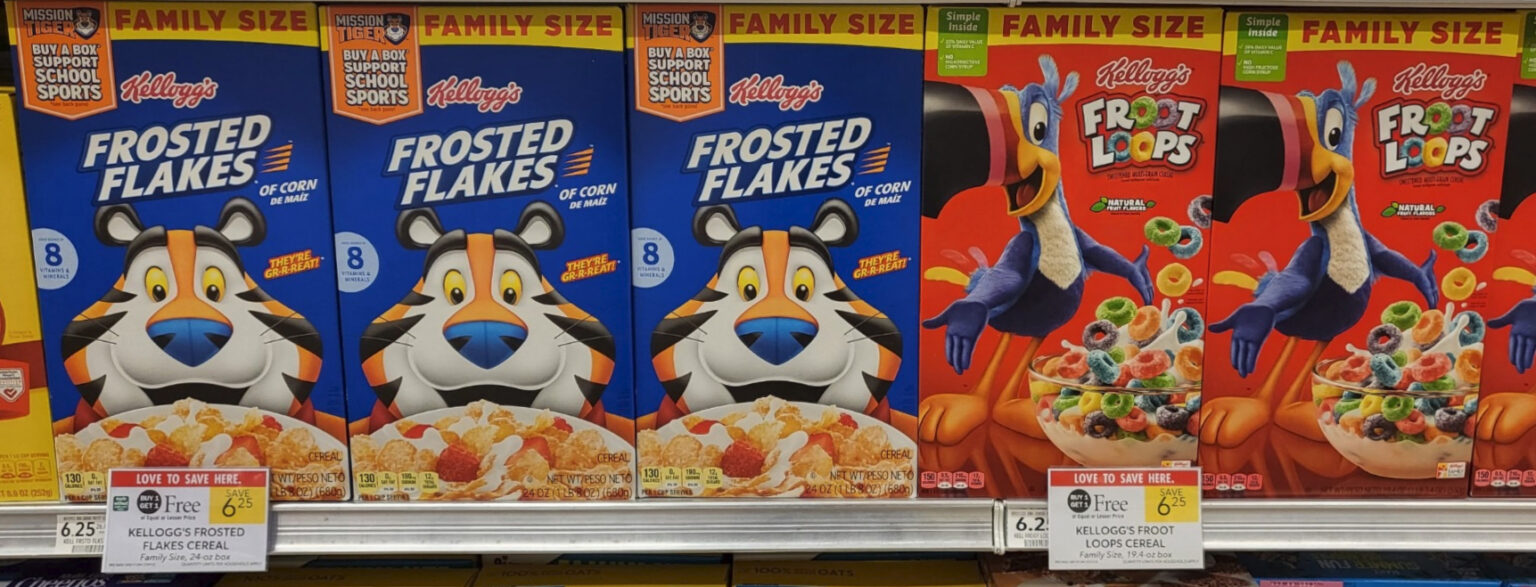 Big Boxes Of Kellogg’s Froot Loops & Frosted Flakes Just $2.13 At ...