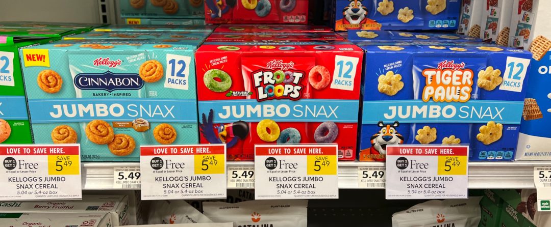 Kellogg’s Jumbo Snax Just 75¢ At Publix - iHeartPublix