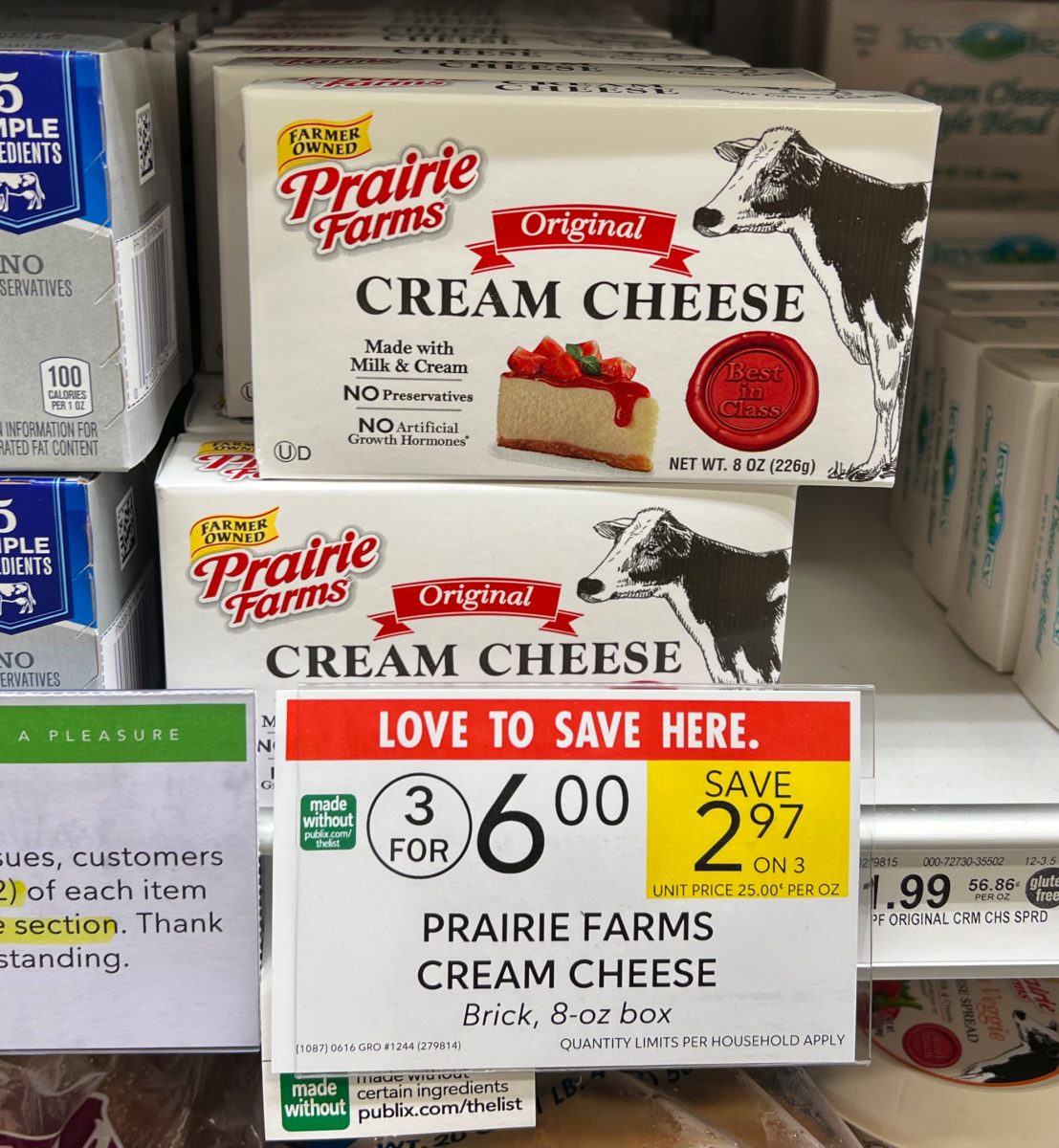 Prairie Farms Cream Cheese Just $1.50 At Publix - iHeartPublix