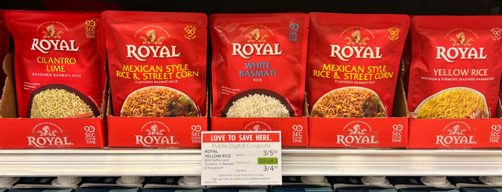 Get Royal Ready To Heat Rice As Low As 50¢ At Publix - iHeartPublix