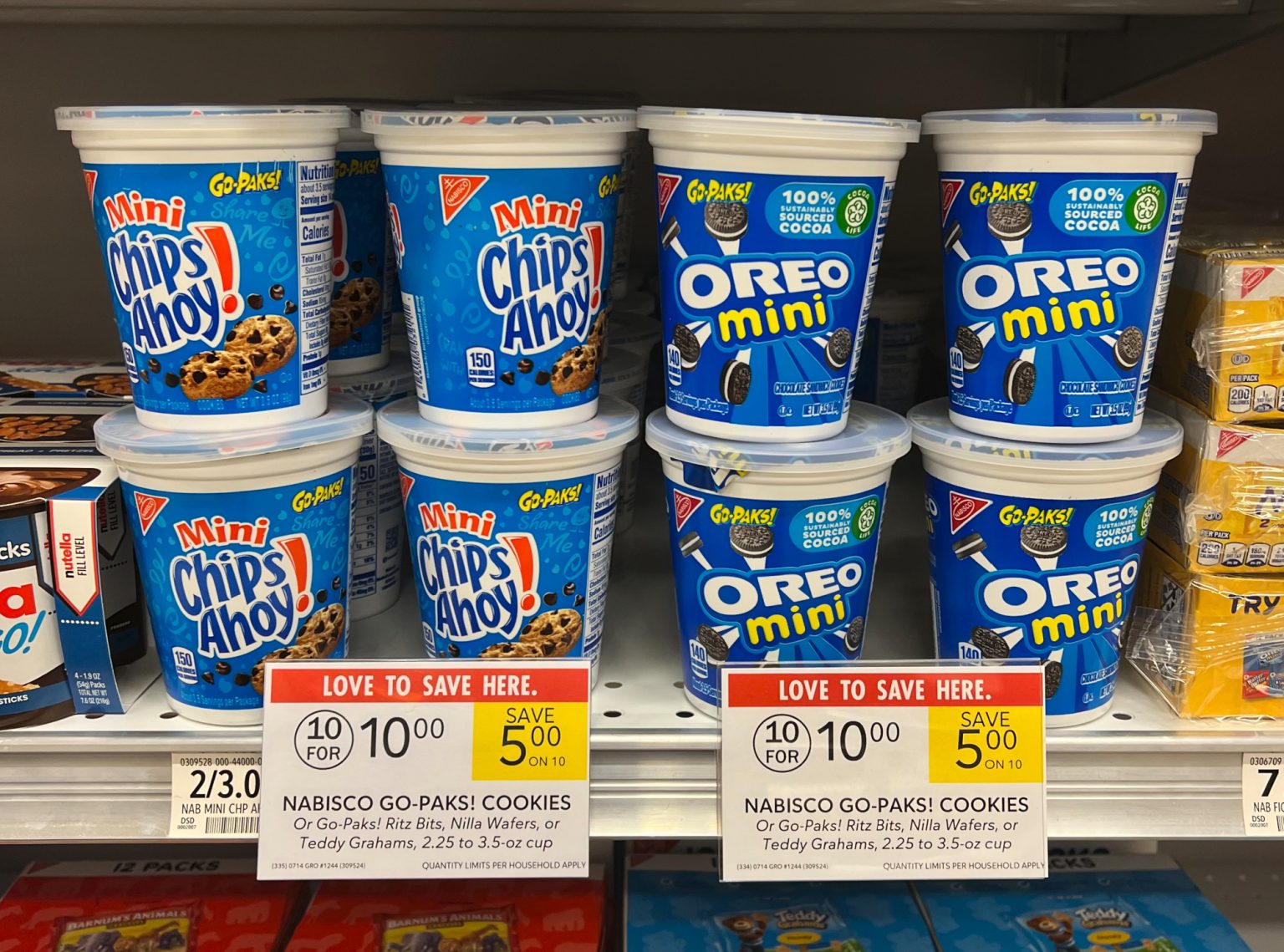 Nabisco Go-Paks Oreo Minis Just 63¢ At Publix - iHeartPublix