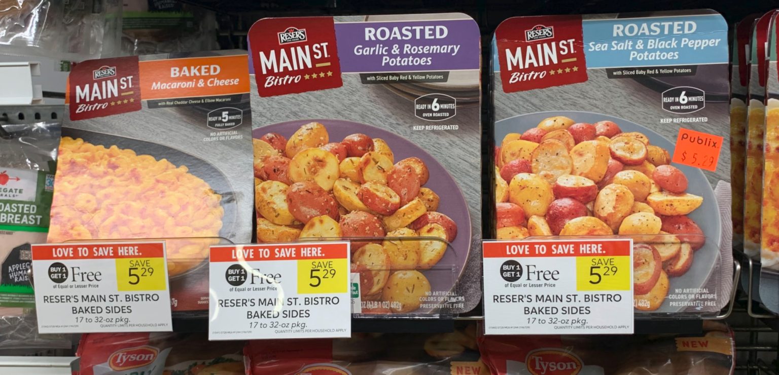 Reser’s Main Street Bistro Baked Sides Only $1.65 At Publix - iHeartPublix