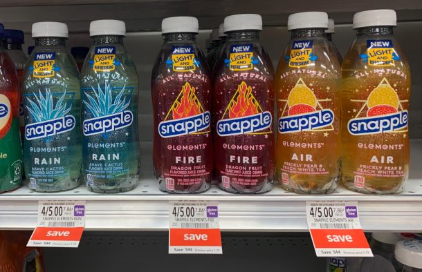 Grab A Discount On Snapple Elements At Publix – Just 75¢ Per Bottle ...