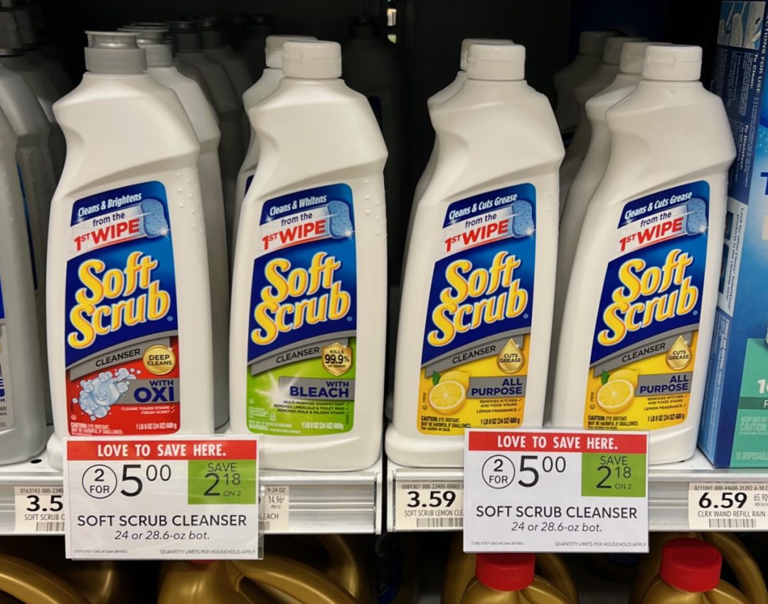 Soft Scrub Cleanser As Low As $1.50 At Publix - iHeartPublix
