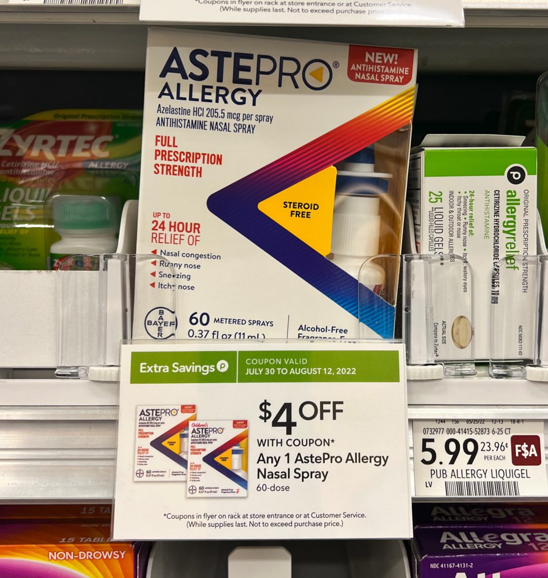 New AstePro Allergy Nasal Spray Just $7.99 At Publix (Regular Price $18 ...