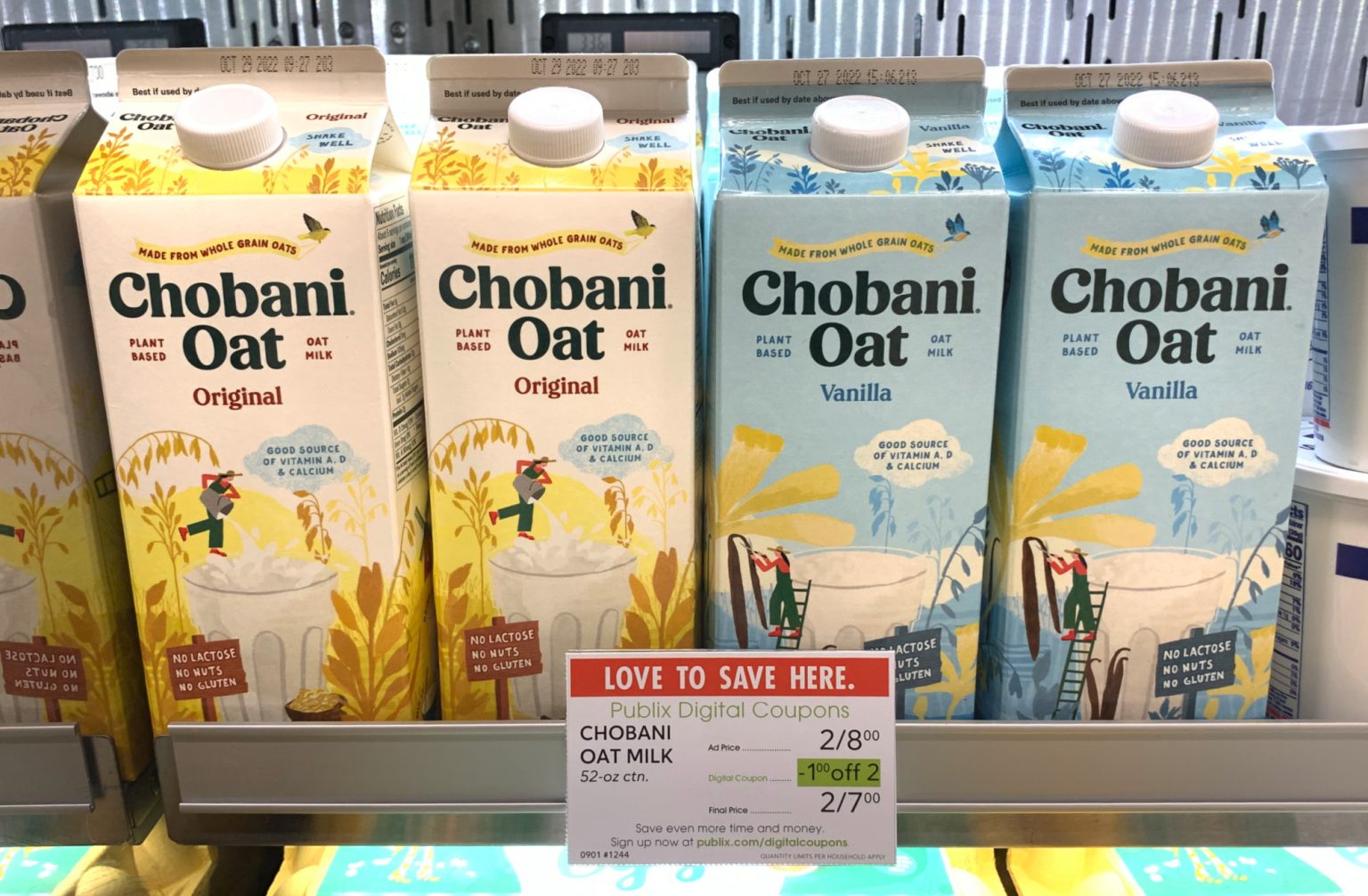 Chobani Oat Milk Just $1.75 At Publix - iHeartPublix