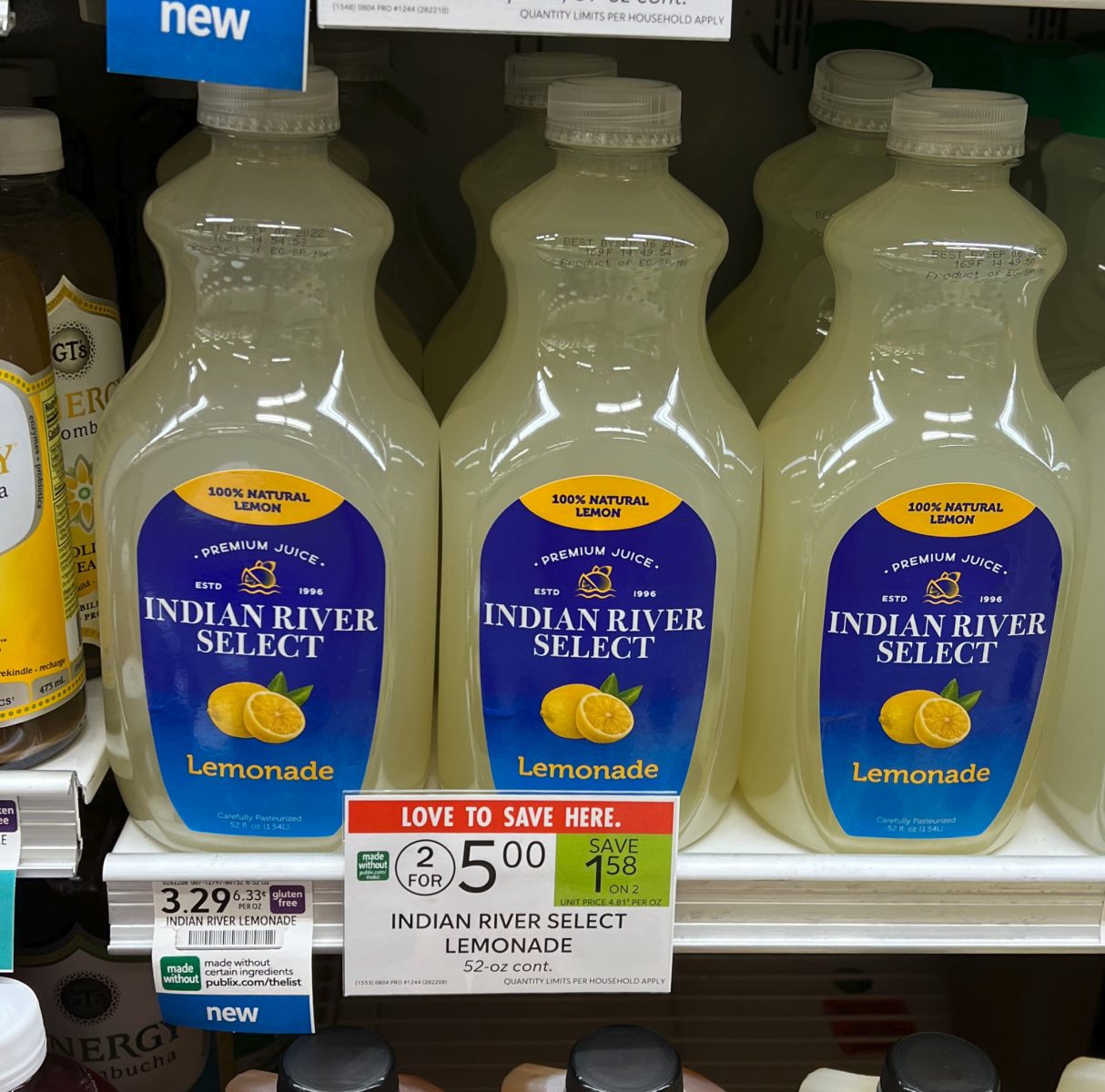 Indian River Select Lemonade Just $1.95 At Publix - iHeartPublix