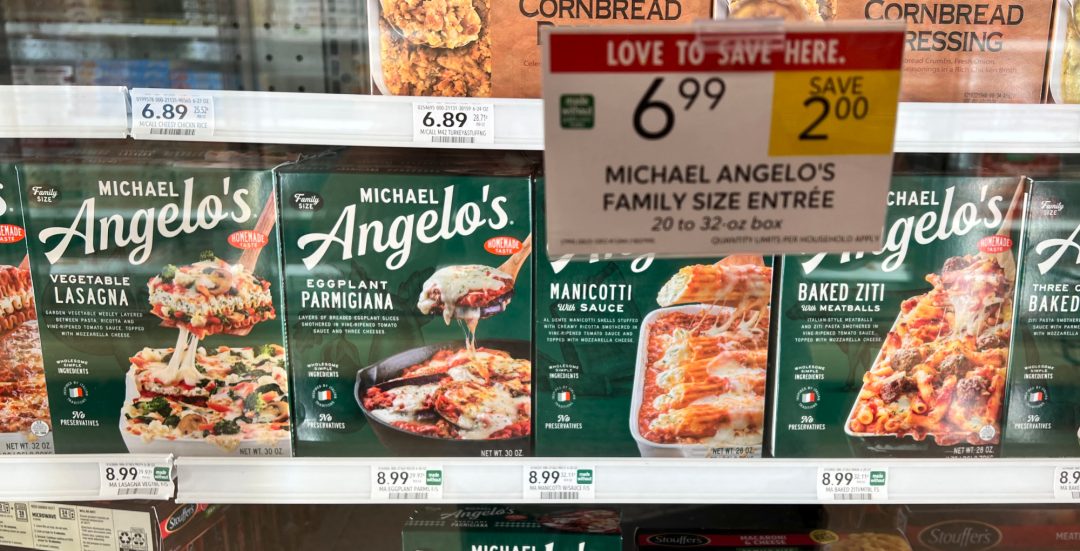 Michael Angelo’s Family Size Entrees As Low As $5.99 At Publix ...