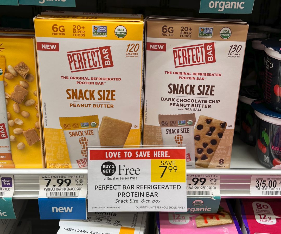 Perfect Bar Protein Snack Size Bars 8-Packs Just $3 At Publix (38¢ Per ...