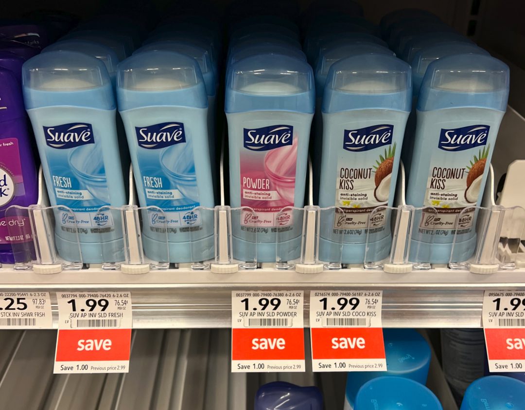 Suave Deodorant Just $1.49 At Publix – Half Price - iHeartPublix