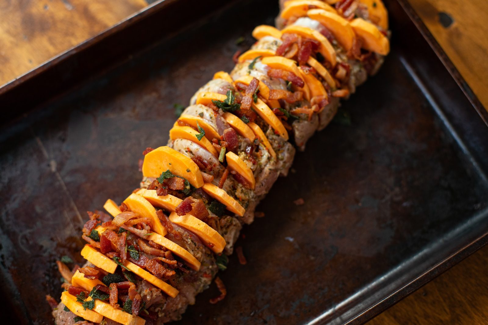 Sage & Sweet Potato Hasselback Pork Tenderloin – Perfect Weeknight Meal ...