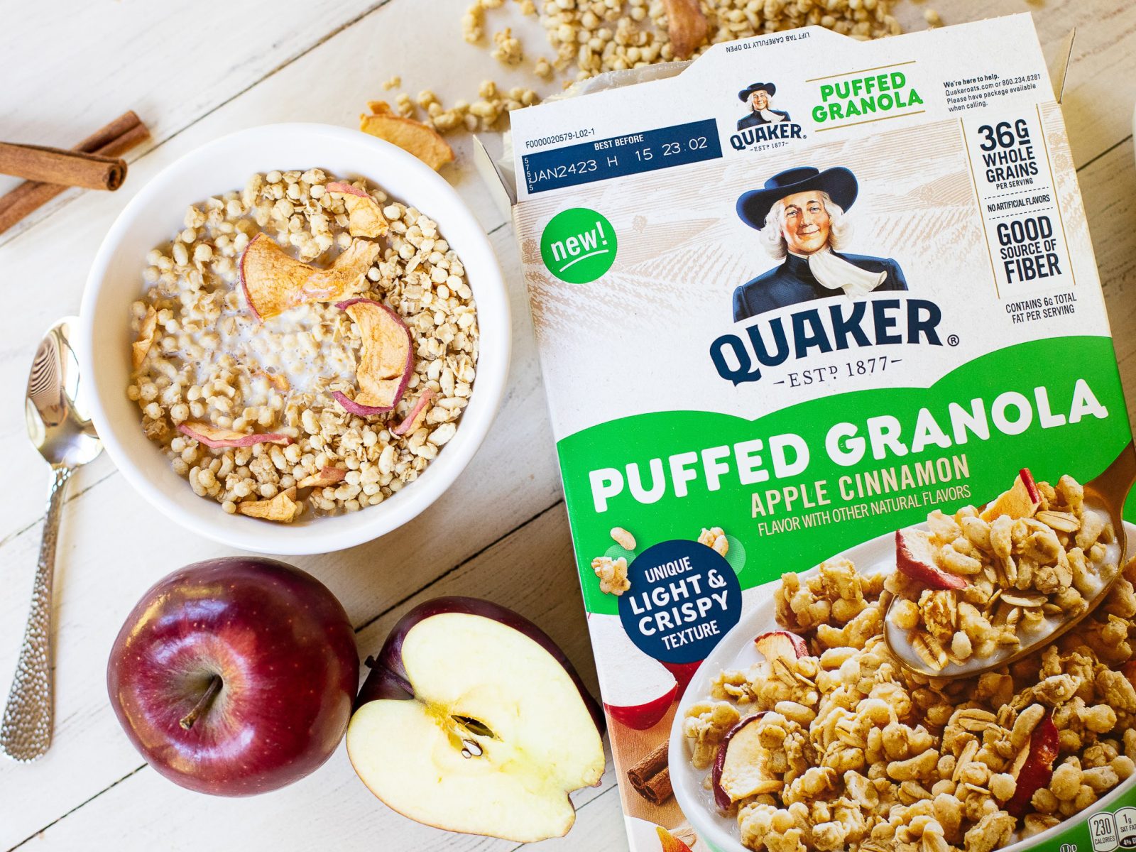 Grab A Box Of Quaker Puffed Granola As Low As FREE At Publix - iHeartPublix