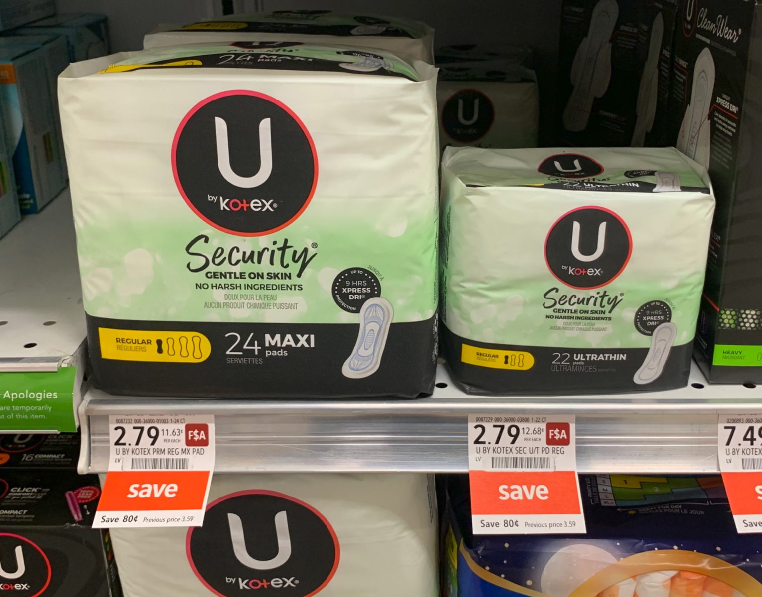 U by Kotex Products As Low As FREE At Publix - iHeartPublix