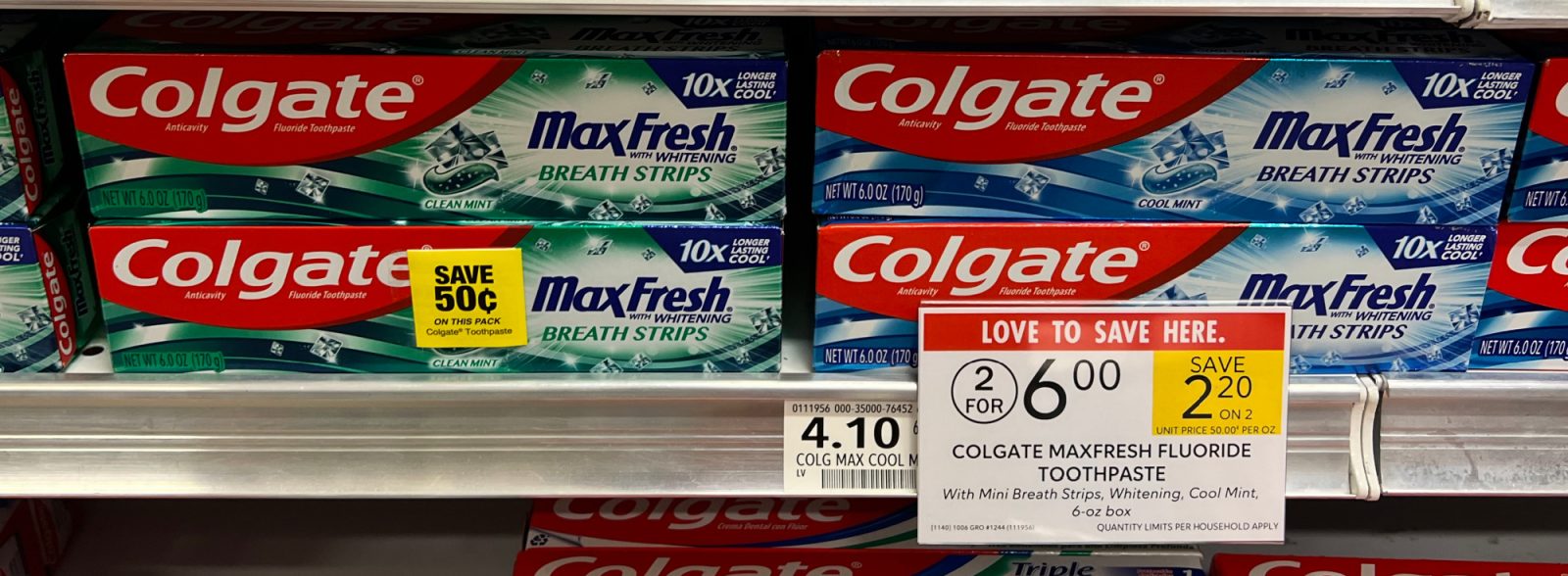 Get Colgate Get MaxFresh Toothpaste As Low As $1 At Publix – Ends Soon ...