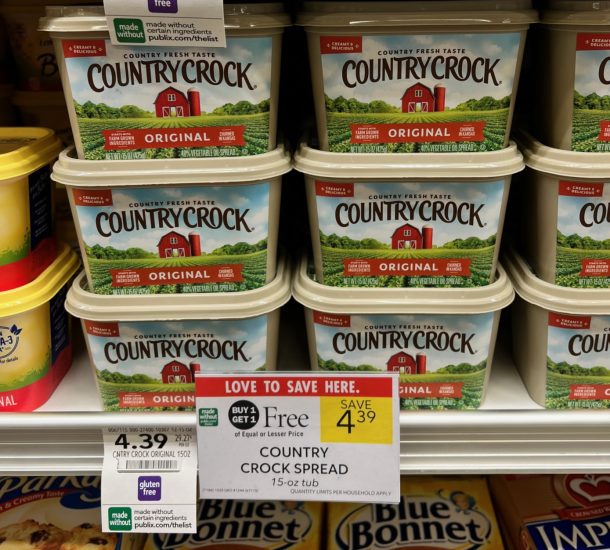 Country Crock Spread As Low As $1.20 Per Tub At Publix - iHeartPublix