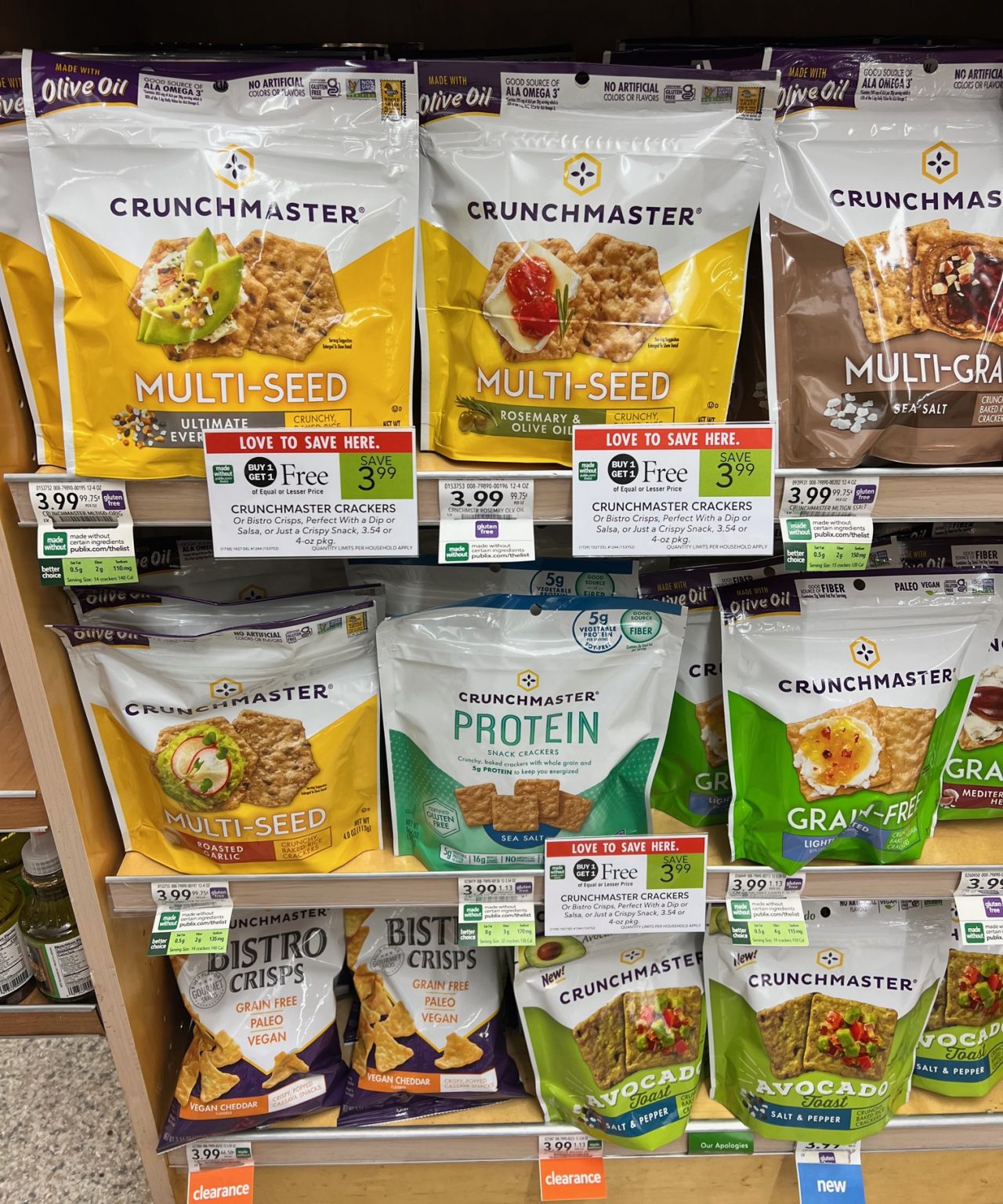 Crunchmaster Bistro Crisps Or Crackers Just $1 At Publix - iHeartPublix