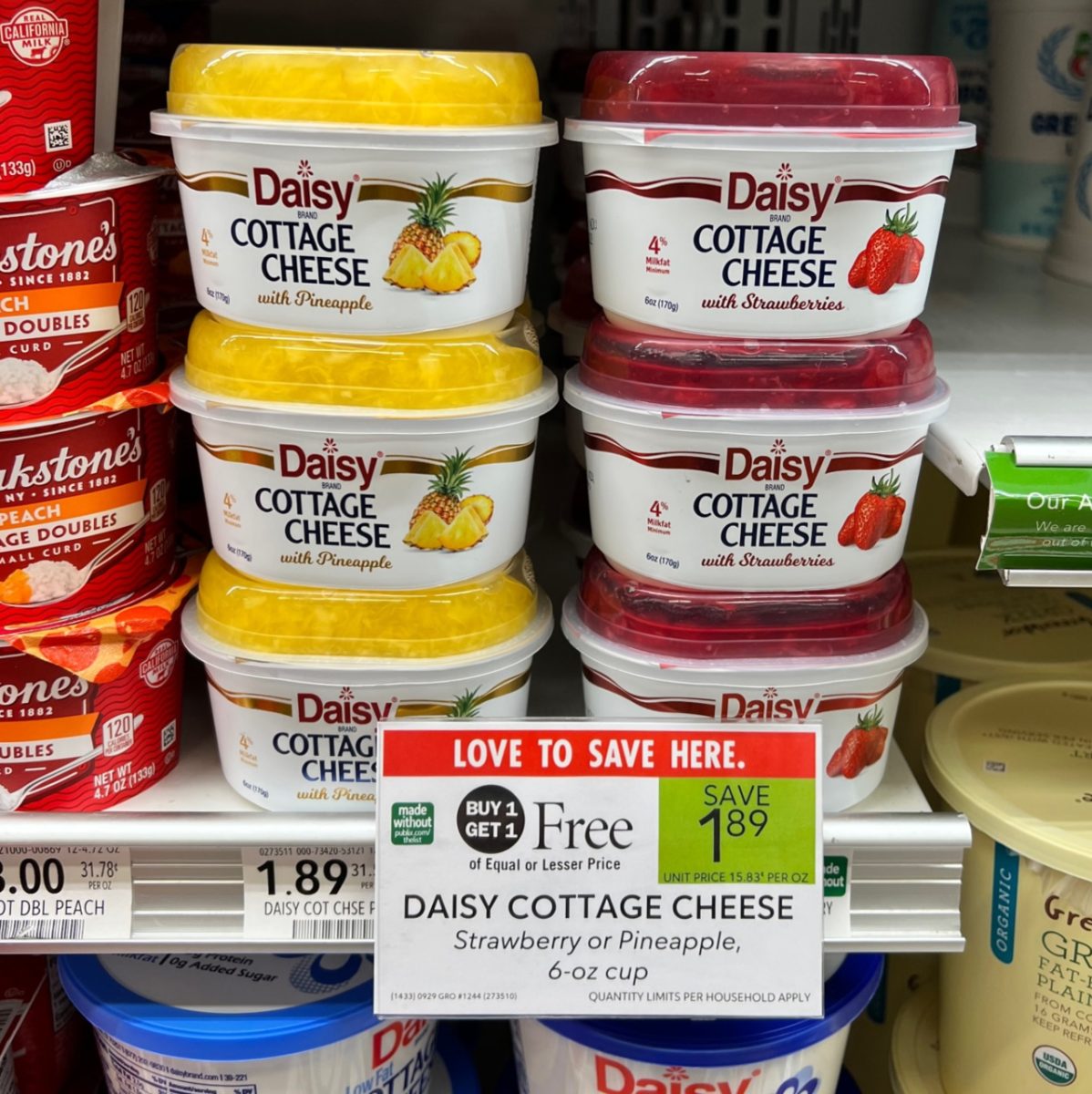 Daisy Cottage Cheese With Fruit Just 95¢ At Publix - iHeartPublix