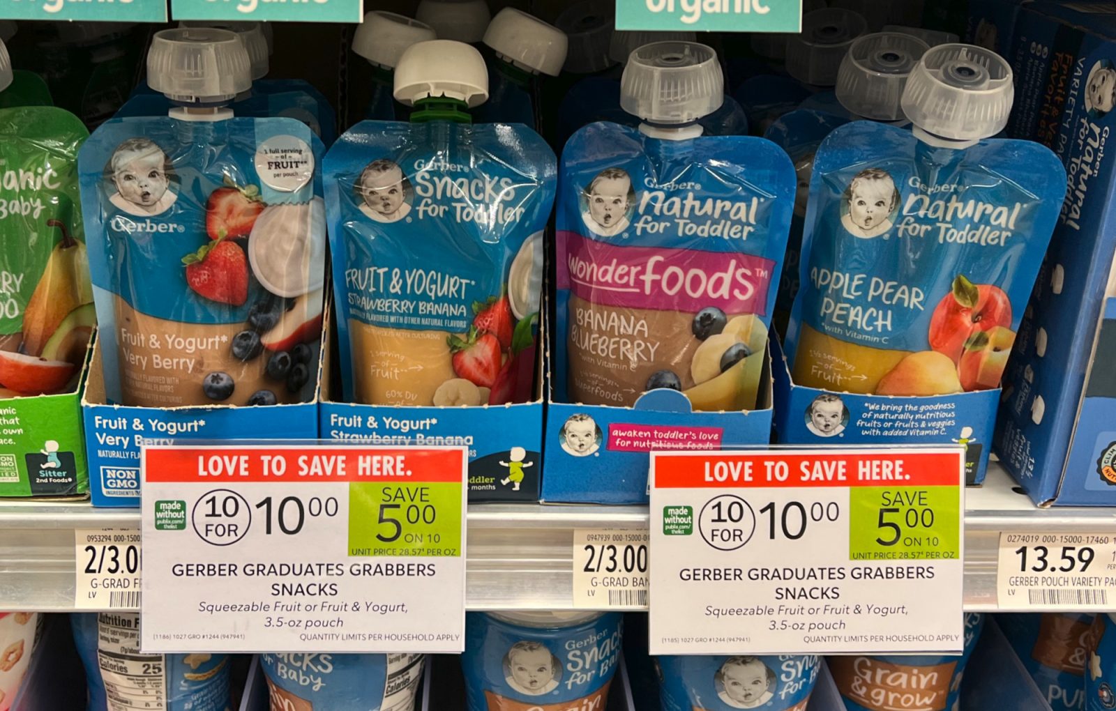 Gerber Baby Food Pouches As Low As 50¢ At Publix - iHeartPublix