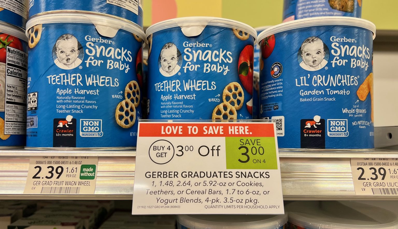 Gerber Snacks As Low As $1.22 At Publix - iHeartPublix