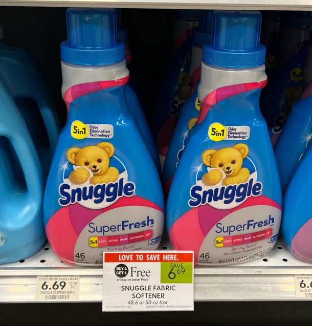 Snuggle Fabric Softener As Low As $2.35 At Publix - iHeartPublix