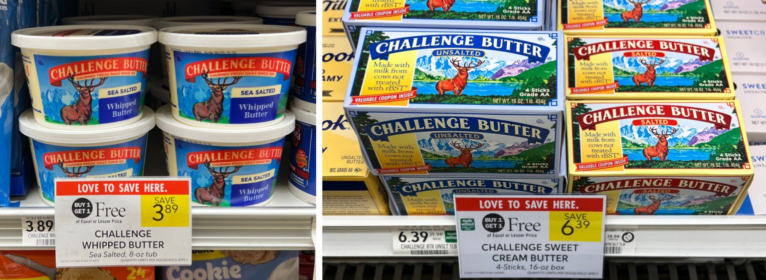 Challenge Whipped Butter Just $1.45 At Publix (Plus Cheap Butter Sticks ...