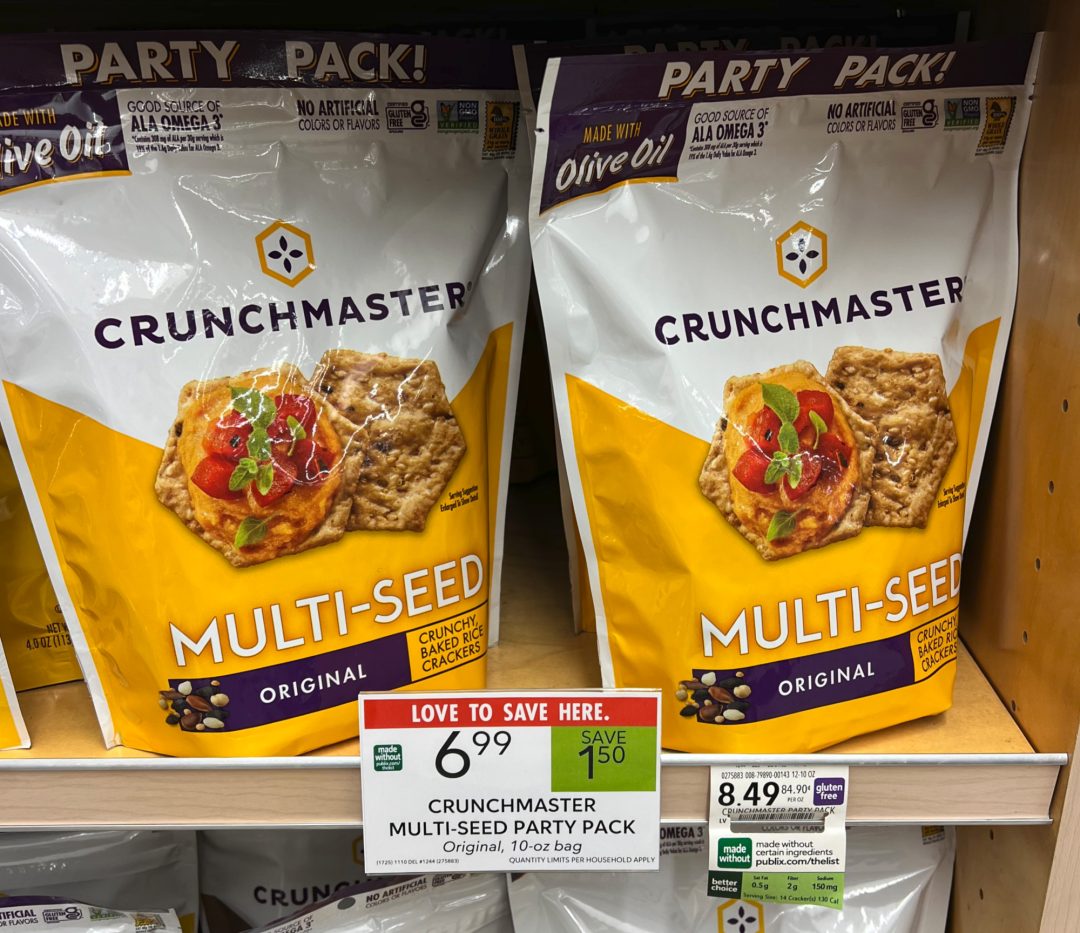 Crunchmaster Party Pack Just $5.24 At Publix (Regular Price $8.49 ...