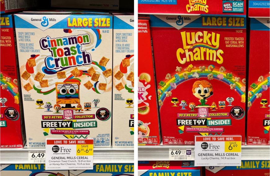 General Mills Cereal Large Boxes As Low As $2.25 Per Box At Publix ...
