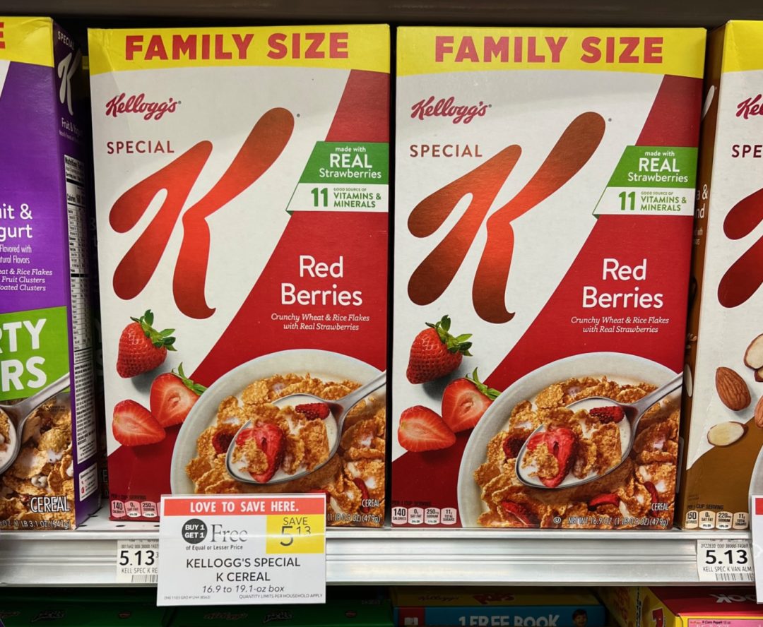 Get The Family Size Boxes Of Kellogg’s Special K Cereal As Low As $1.57 ...
