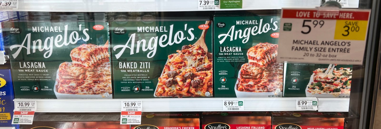 Michael Angelo’s Family Size Entrees As Low As $4.99 At Publix (Regular ...