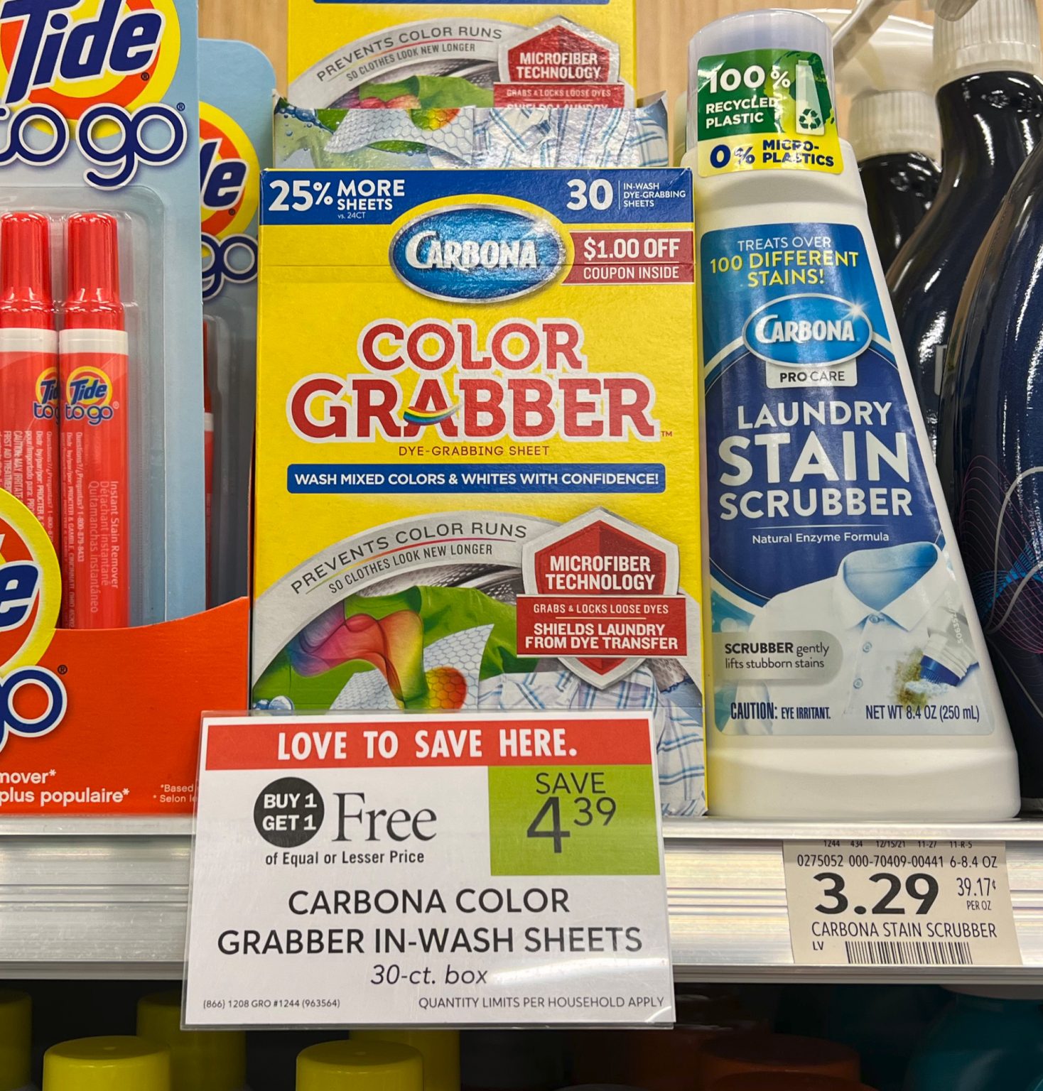 Carbona In-Wash Color Grabber Sheets As Low As $1.45 At Publix ...